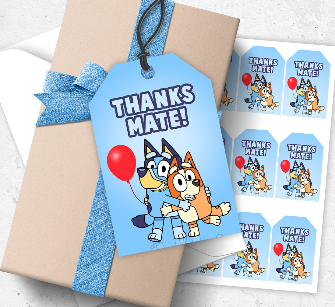 Bluey Printable Thank you tags – lilyjanekreations
